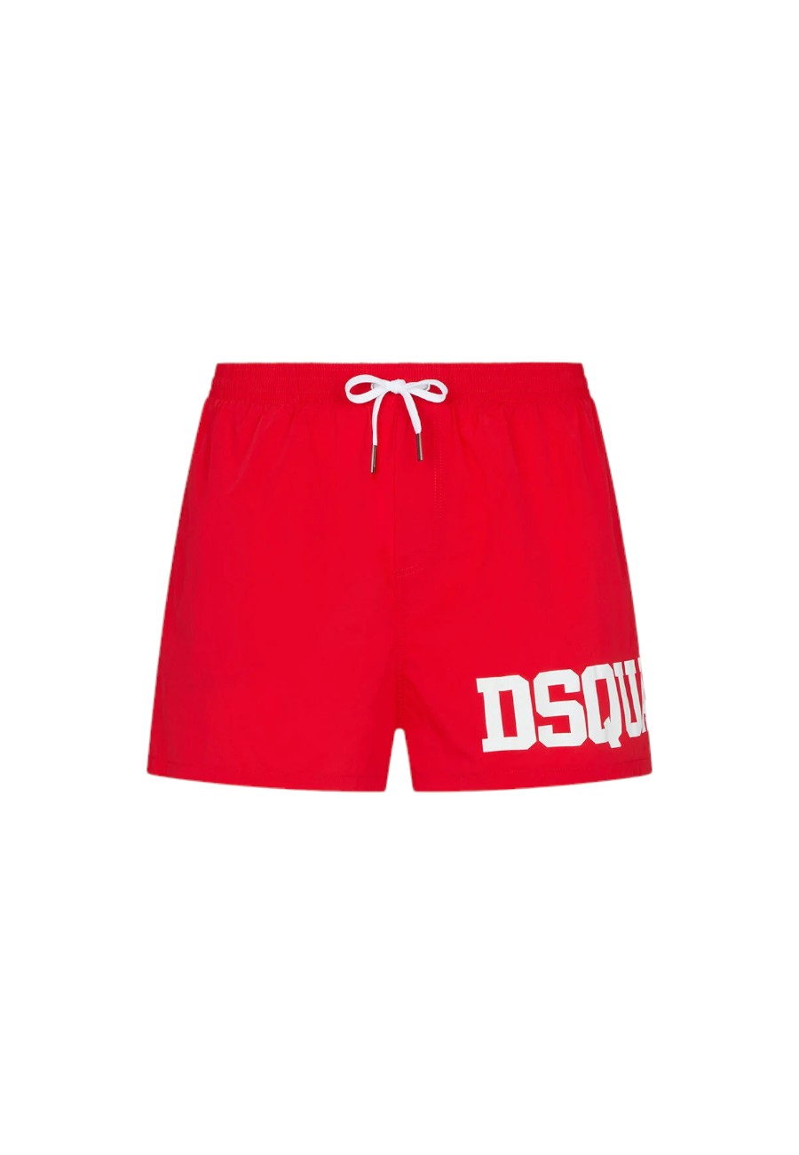 Swimsuit - Dsquared - red - lettering – finizioglam